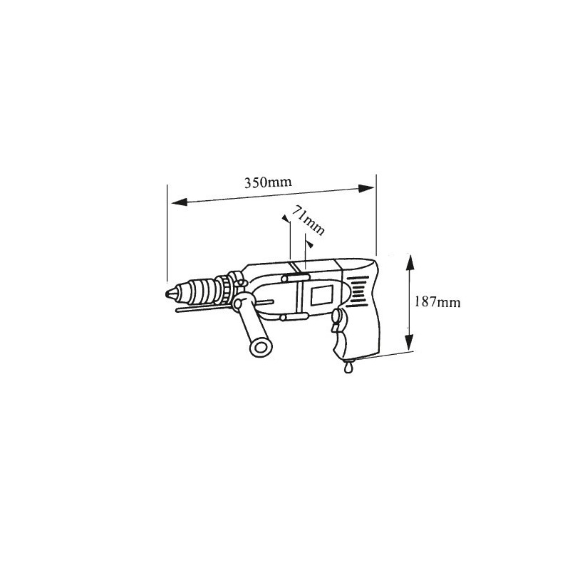 Trapano a percussione HP2010N Makita